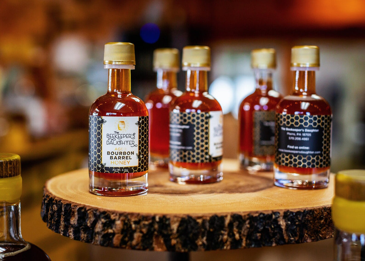 Mini Aged Bourbon Barrel Honey – The Beekeeper's Daughter - Hand ...